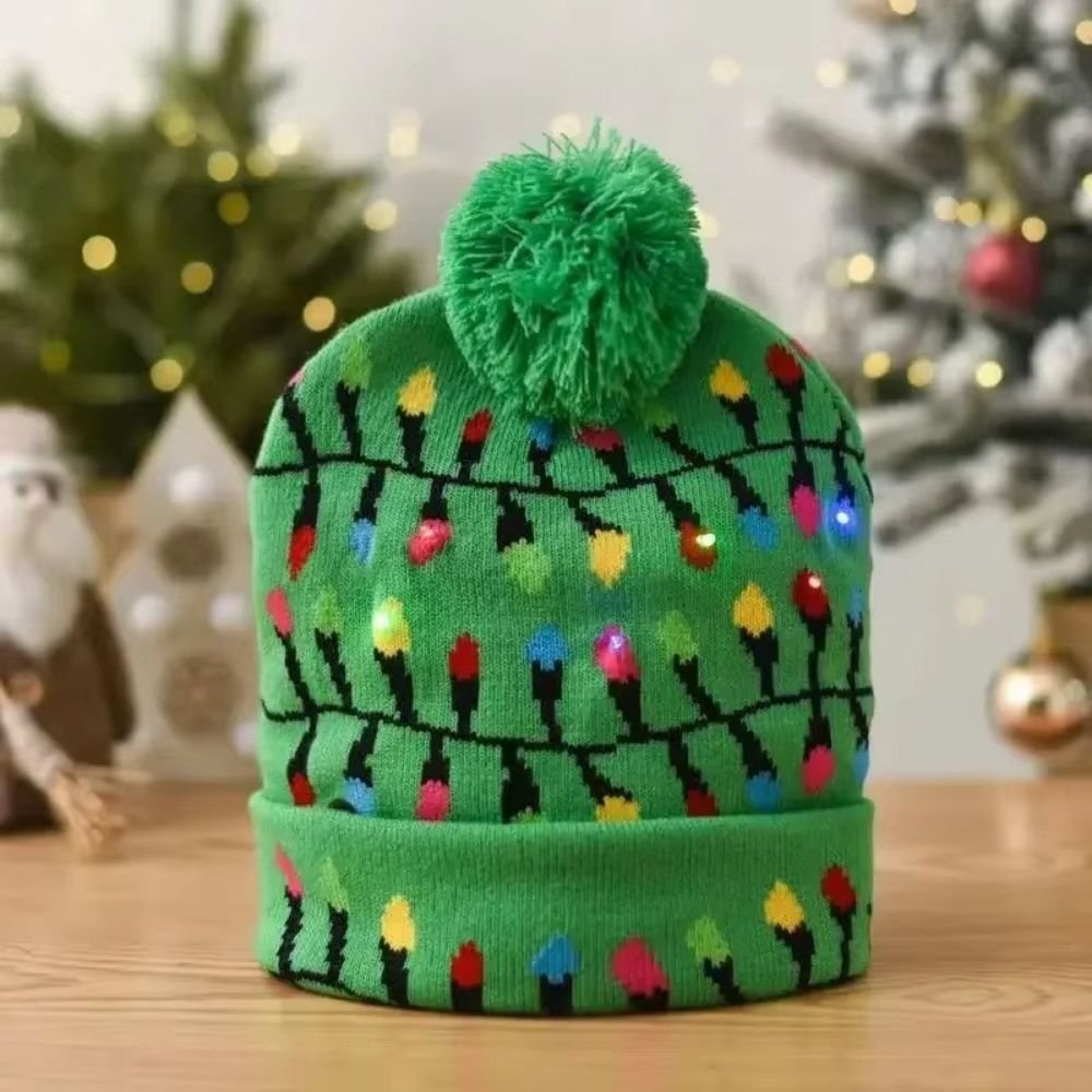Bonnet de Noël vert | Fabrique de Noël