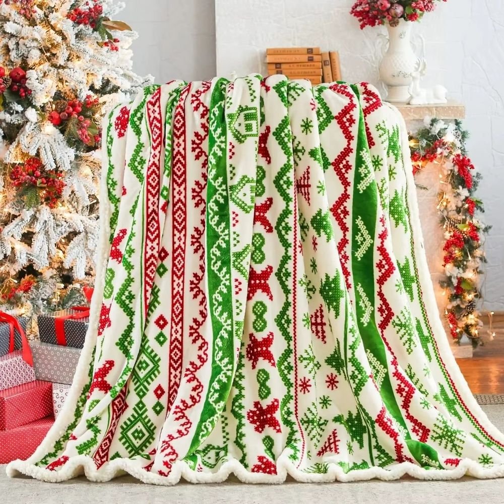 Plaid de Noël pas cher | Fabrique de Noël