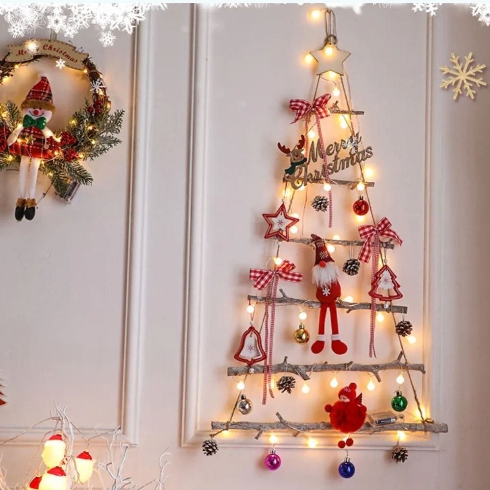 Sapin De Nol Mural Lumineux